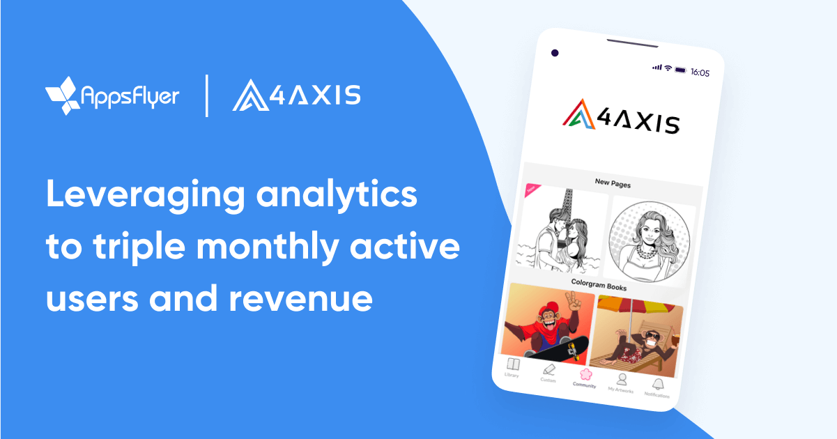 How 4 Axis triples monthly active users and revenue | AppsFlyer